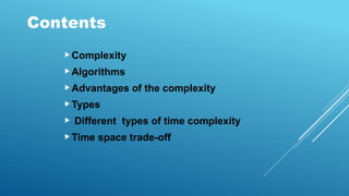 Complexity anlysis.pptx Computer Core Courses | PPT