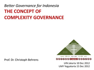 Complexity Governance | PPT