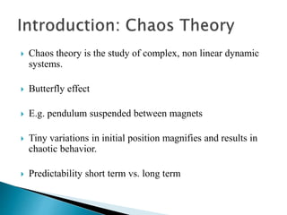 Chaos Theory And Strategy: Theory Application And Managerial ...