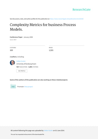 Complexity metrics for_business_process_models | PDF