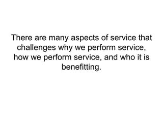 Complexity of Service | PPT