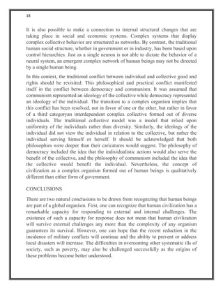 Complexity on rise from atoms to human beings to human civilization, a ...