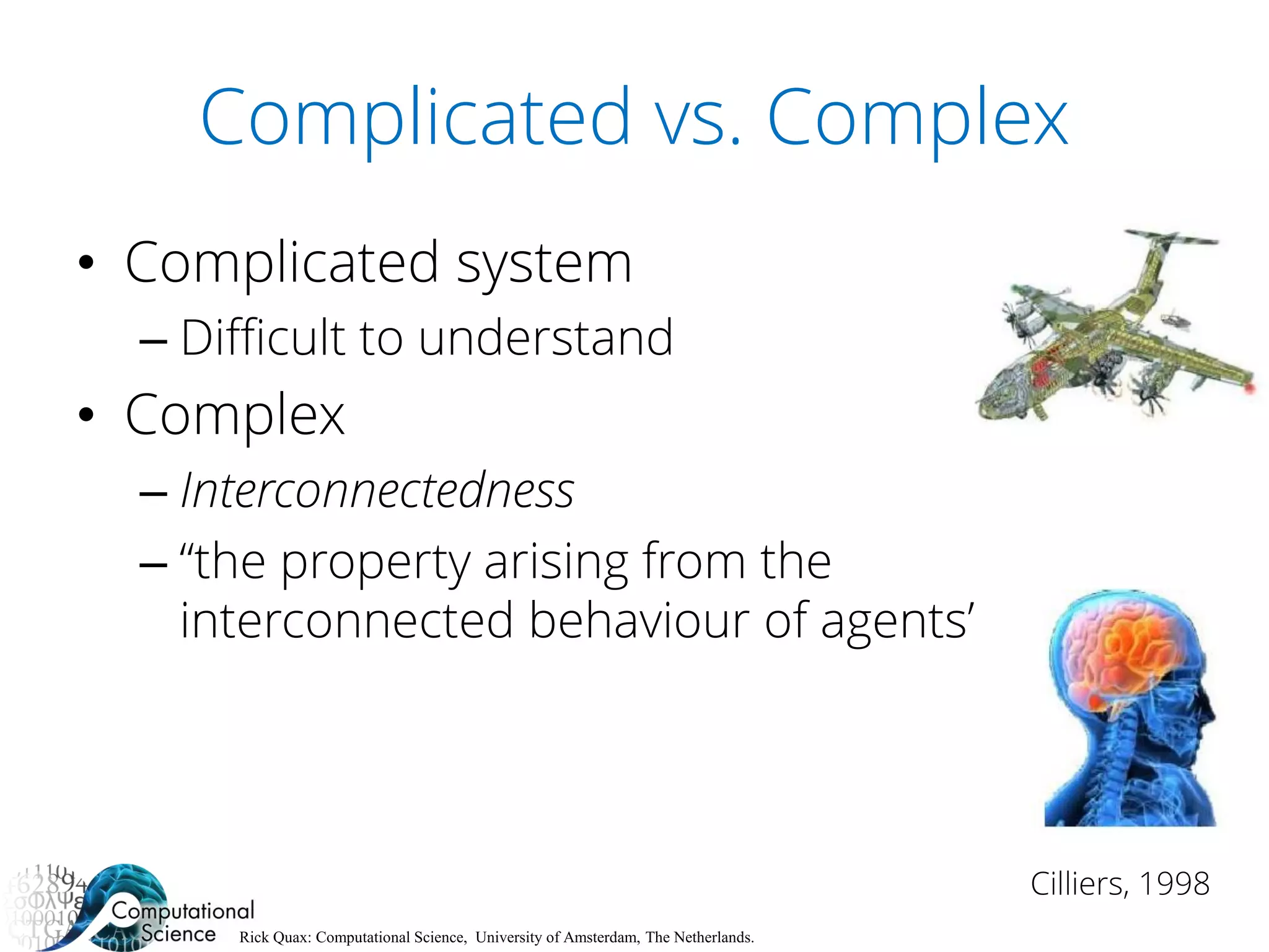 Complexity overview esa visit | PPT