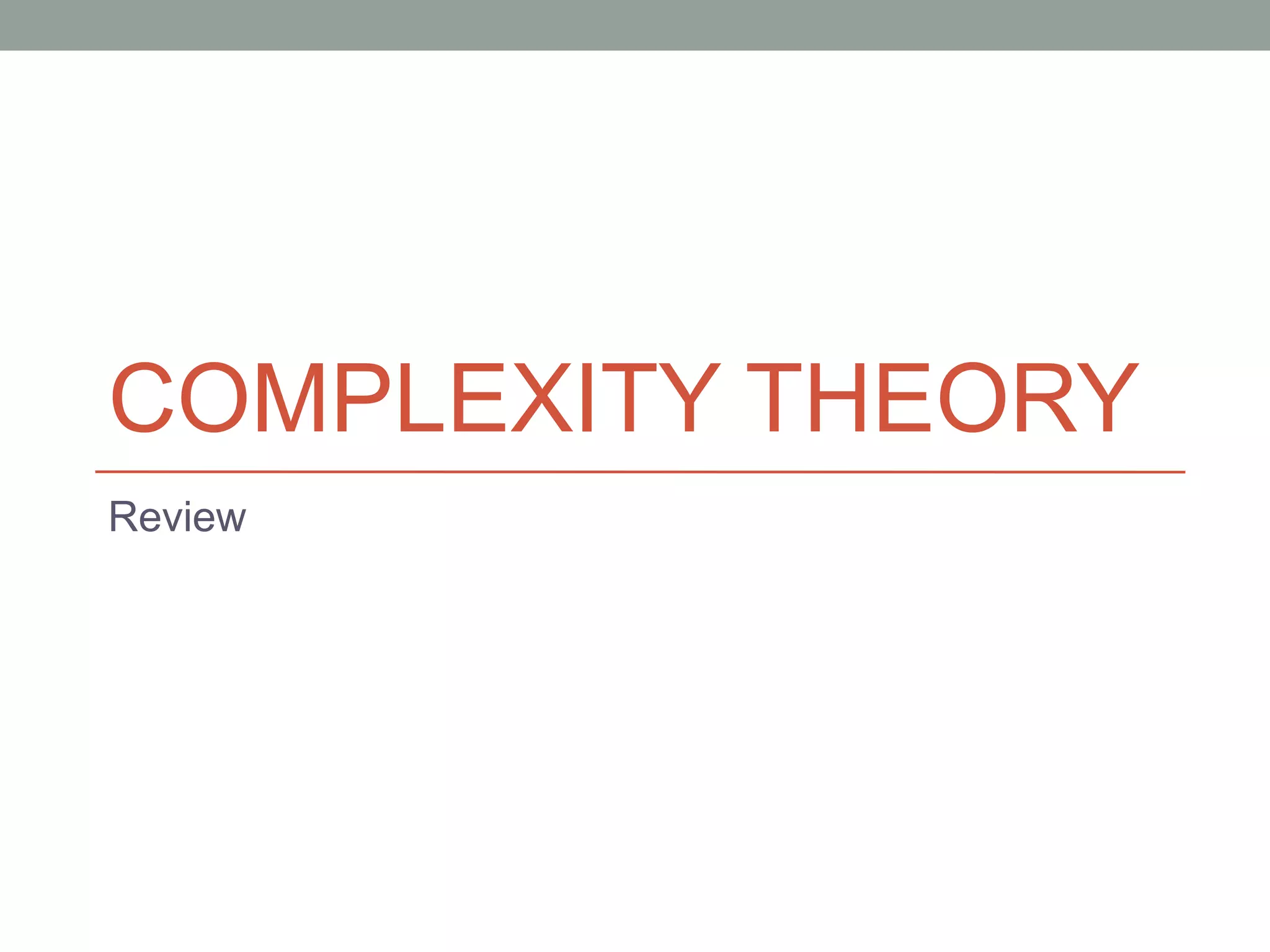 Complexity theory review | PPT