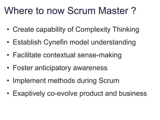 Complexity Thinking for Scrum Teams | PDF