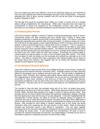 Complexity Versus Comprehendability: Simplifying Wireless Security ...