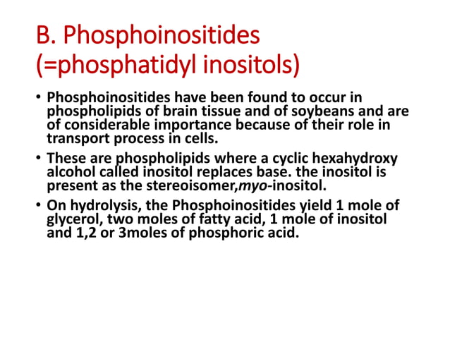 Complex lipids (phosholipid) structure & function | PPTX | Chemistry | Science