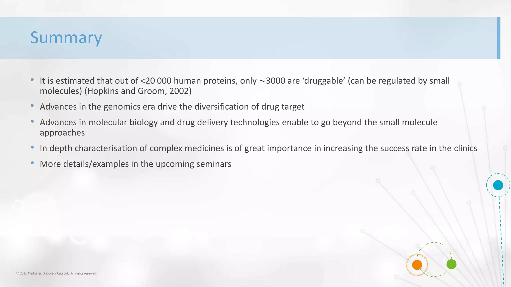 MDC Connects Series 2021 | A Guide to Complex Medicines: The Target ...