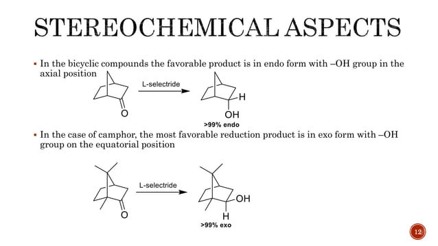 Complex metal hydrides and selectrides | PPTX | Chemistry | Science