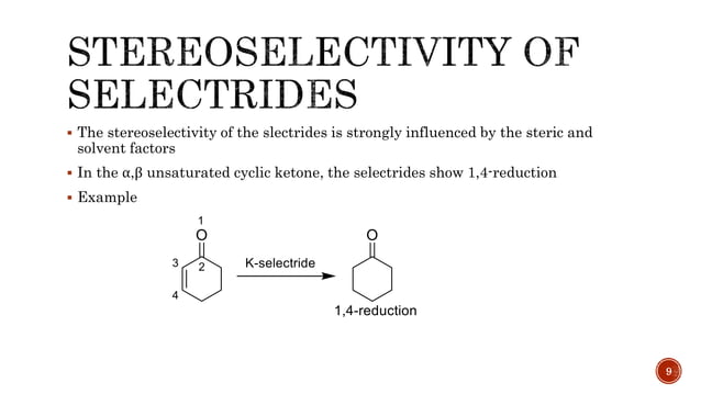 Complex metal hydrides and selectrides | PPTX | Chemistry | Science