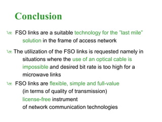 Complex model of fso links | PPT