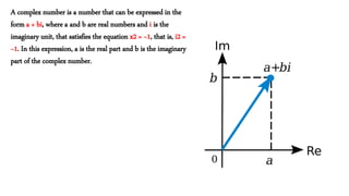 Complex Number's Applications | PPTX