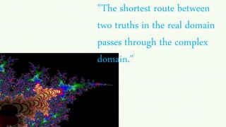Complex Number's Applications | PPTX