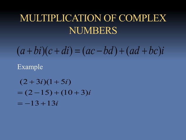 Complex number | PPTX