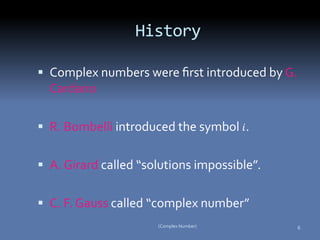 Complex number | PPTX