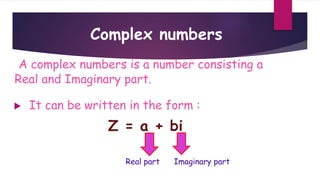 Complex number | PPT
