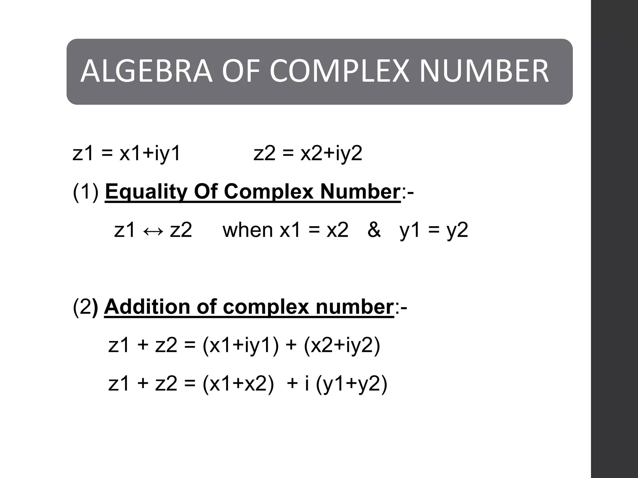 Complex number | PPT