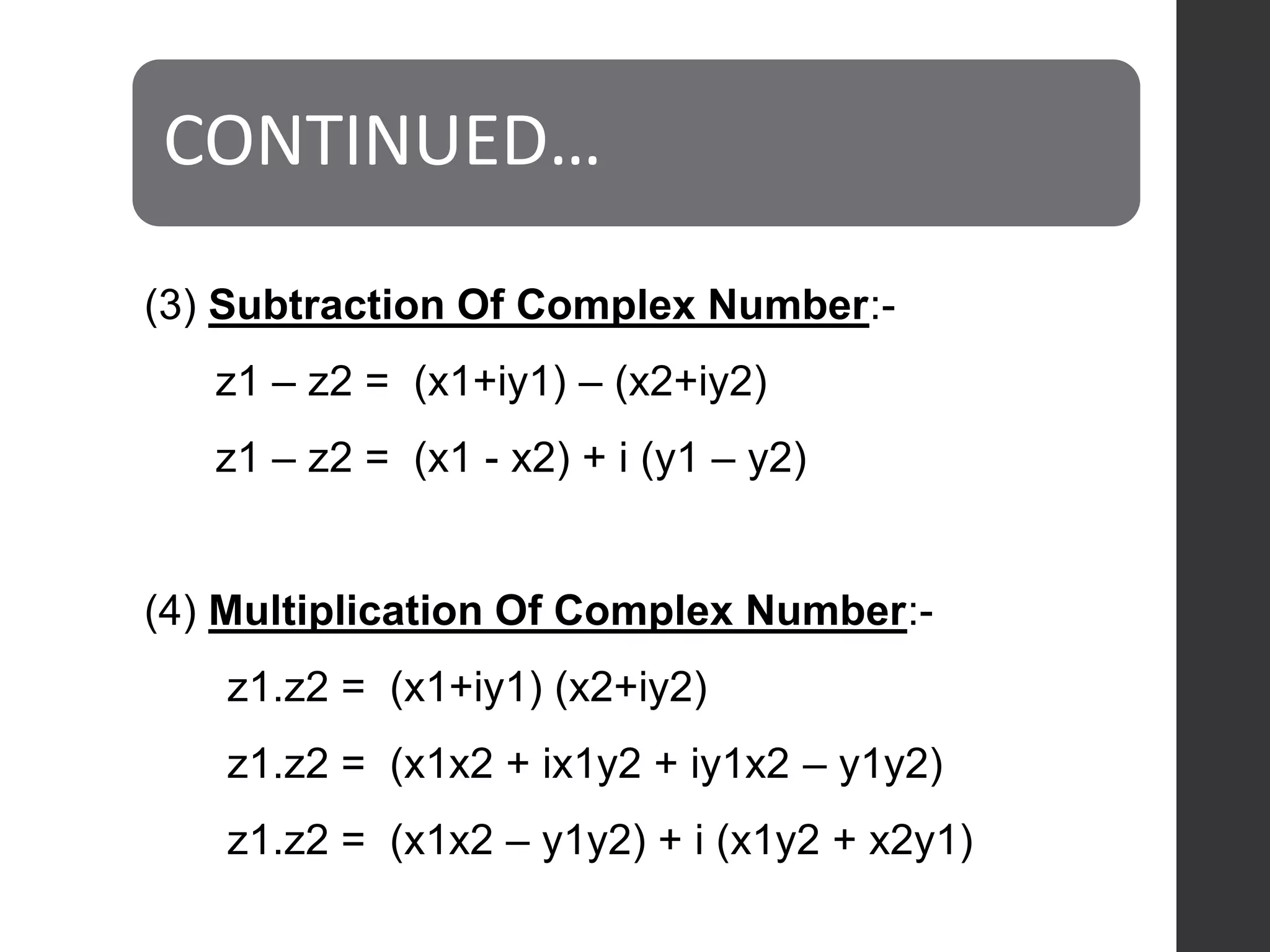 Complex number | PPT