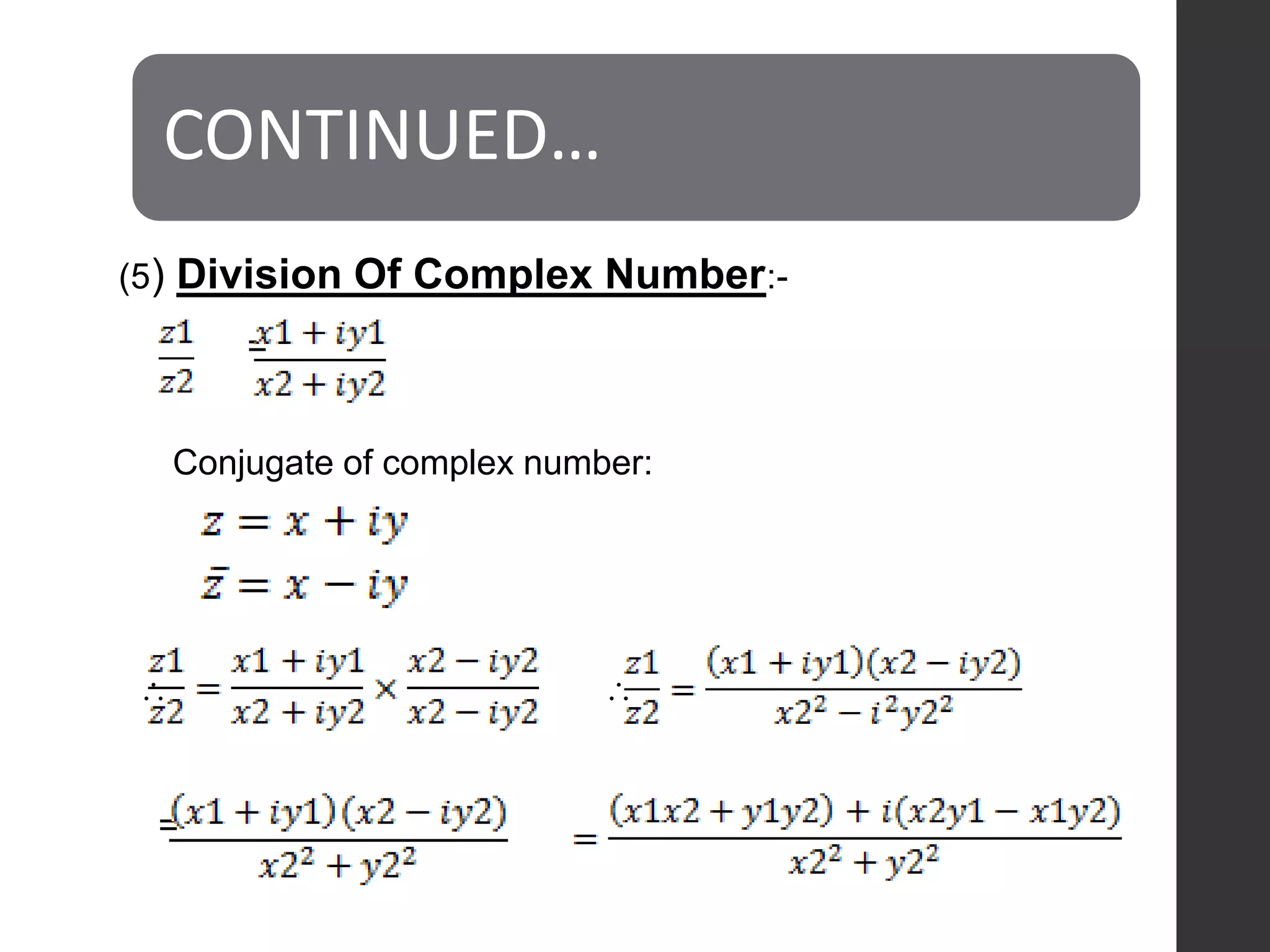 Complex number | PPT