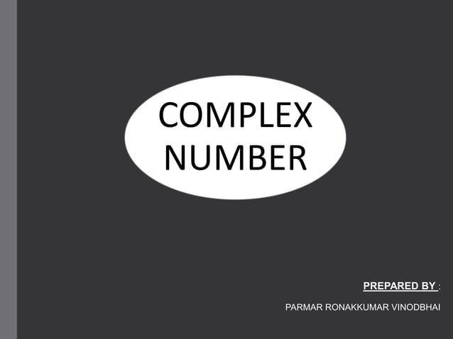 Complex number | PPT