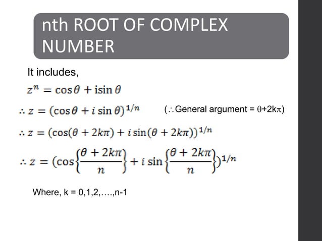 Complex number | PPT