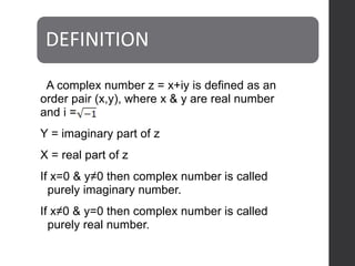 Complex number | PPT