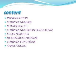 Complex number | PPTX