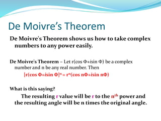 Complex number | PPTX