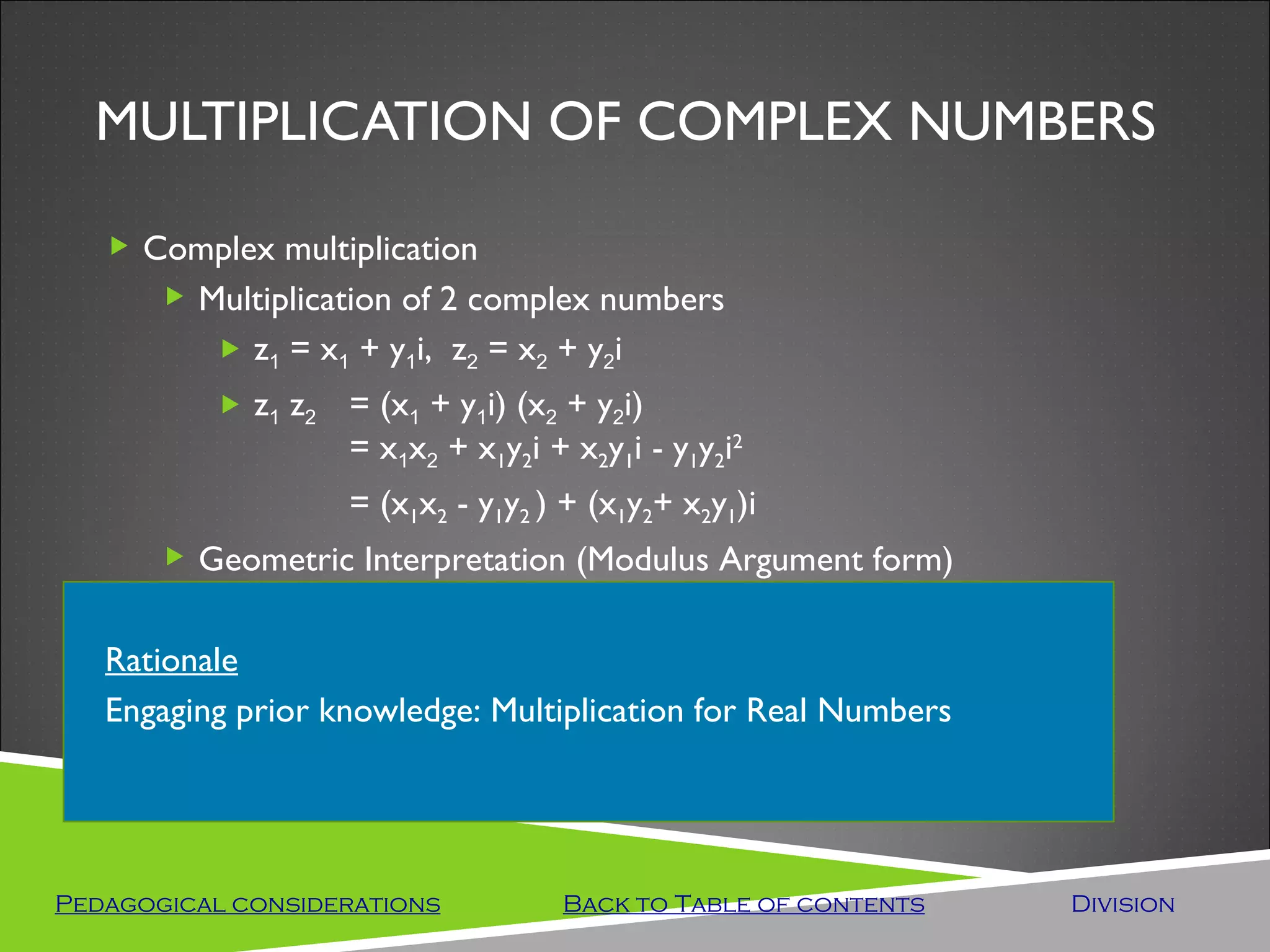 Complex Number I - Presentation | PPT