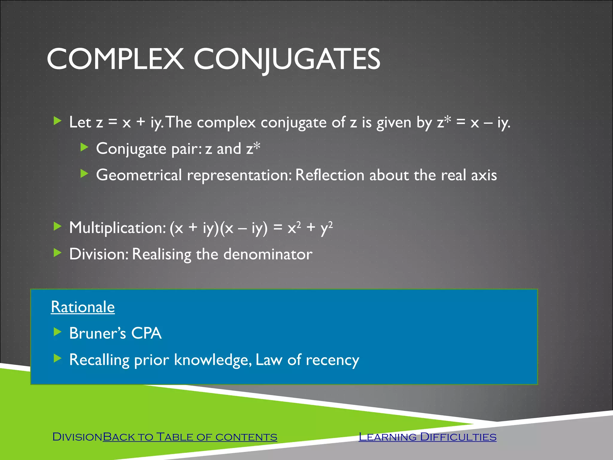 Complex Number I - Presentation | PPT