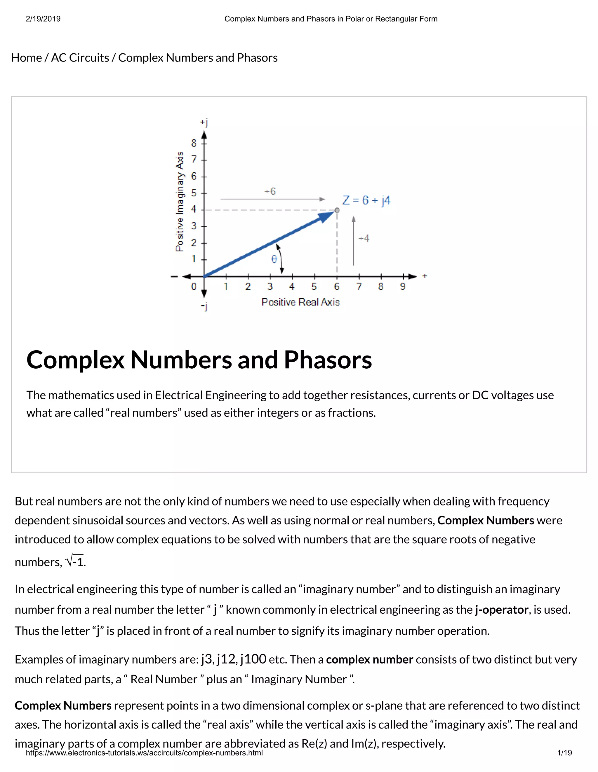 Complex number, polar form , rectangular form | PDF | Chemistry | Science
