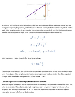 Complex number, polar form , rectangular form | PDF | Chemistry | Science
