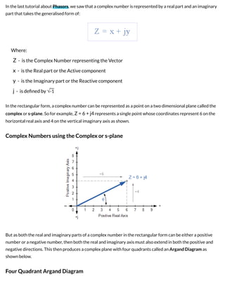 Complex number, polar form , rectangular form | PDF