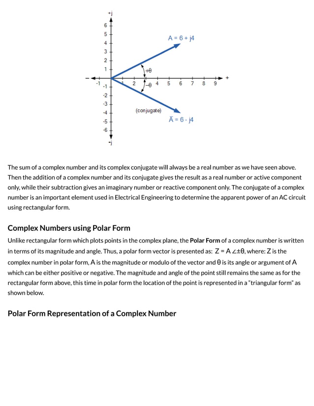Complex number, polar form , rectangular form | PDF | Chemistry | Science