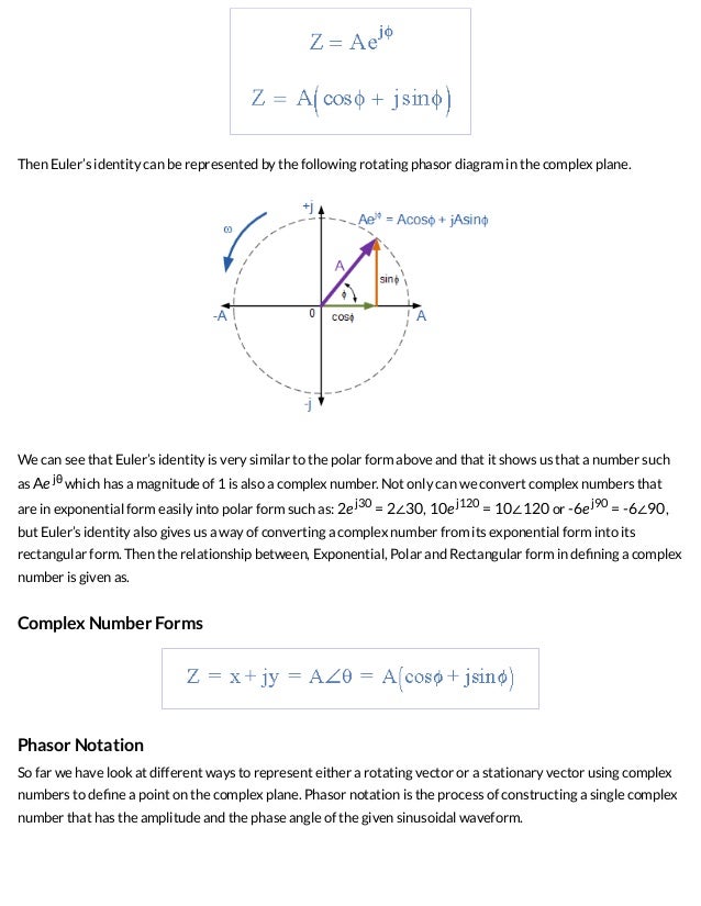 Complex number, polar form , rectangular form