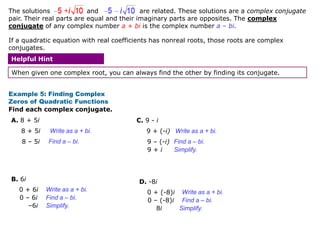 Complex numbers | PPTX