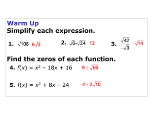 Complex numbers | PPTX
