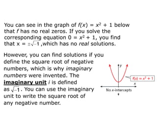 Complex numbers | PPTX