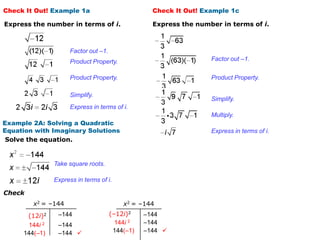 Complex numbers | PPTX