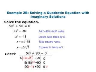 Complex numbers | PPTX