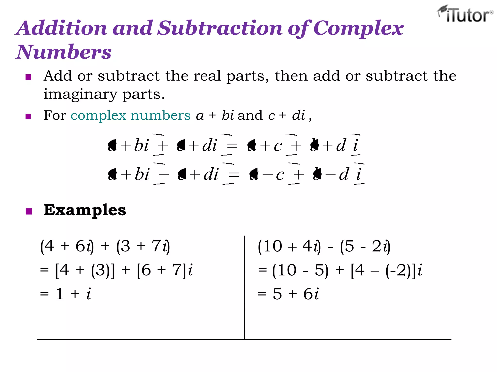Complex Numbers | PPTX