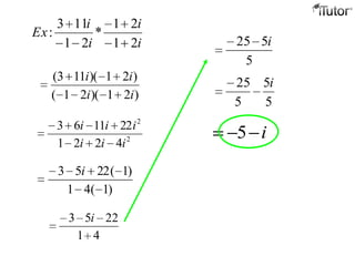 Complex Numbers | PPTX