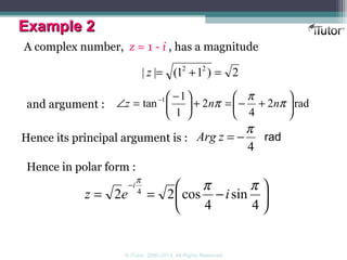 Complex Numbers (advance) | PPT