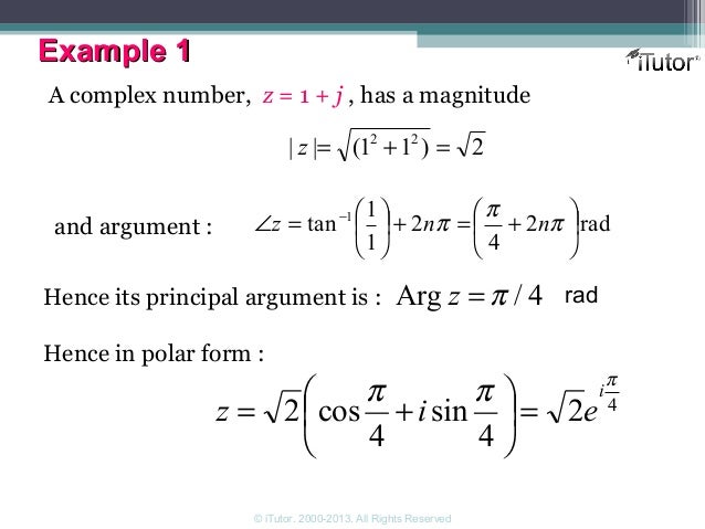 Complex Numbers (advance)