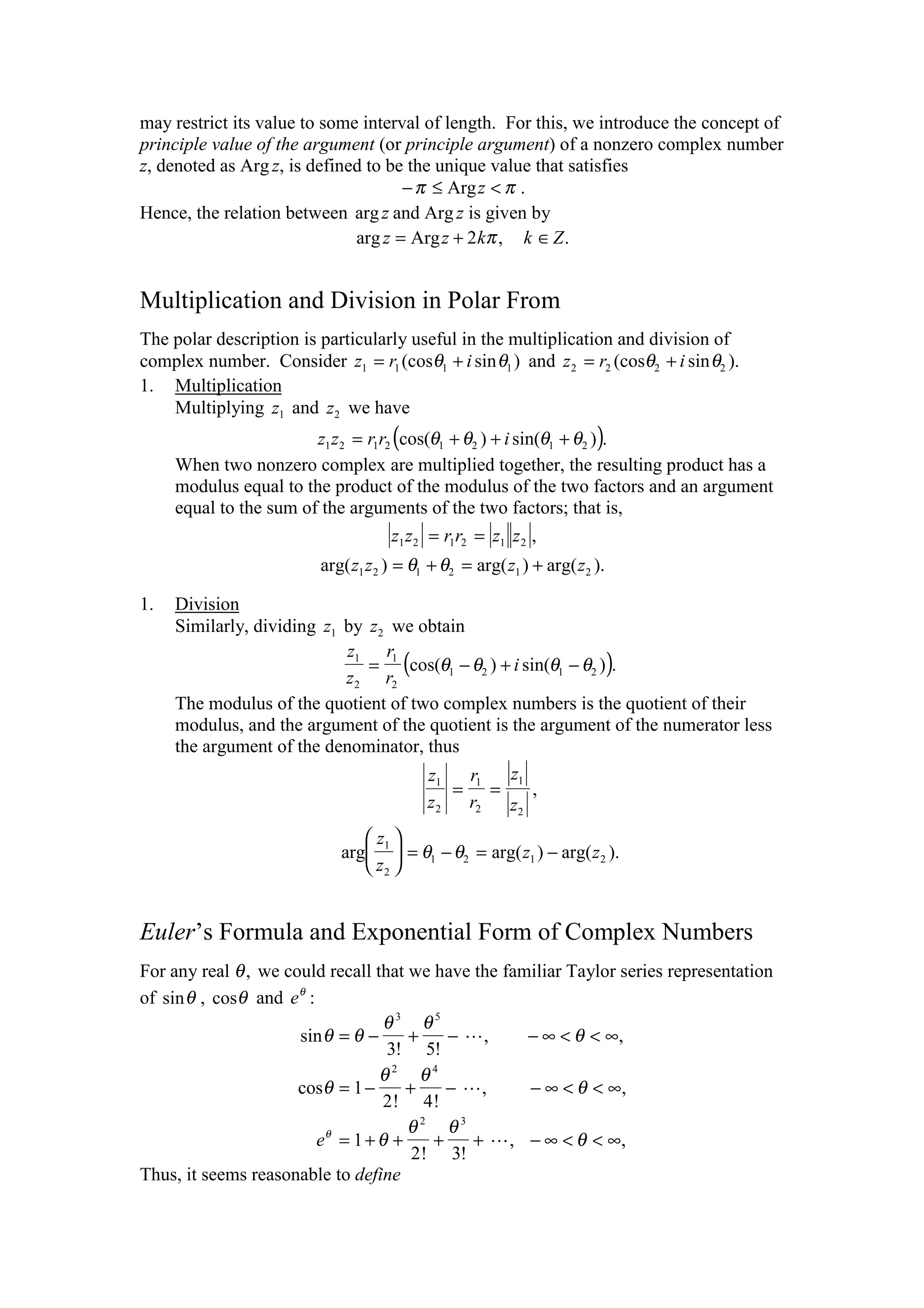 complex numbers and functions.PDF
