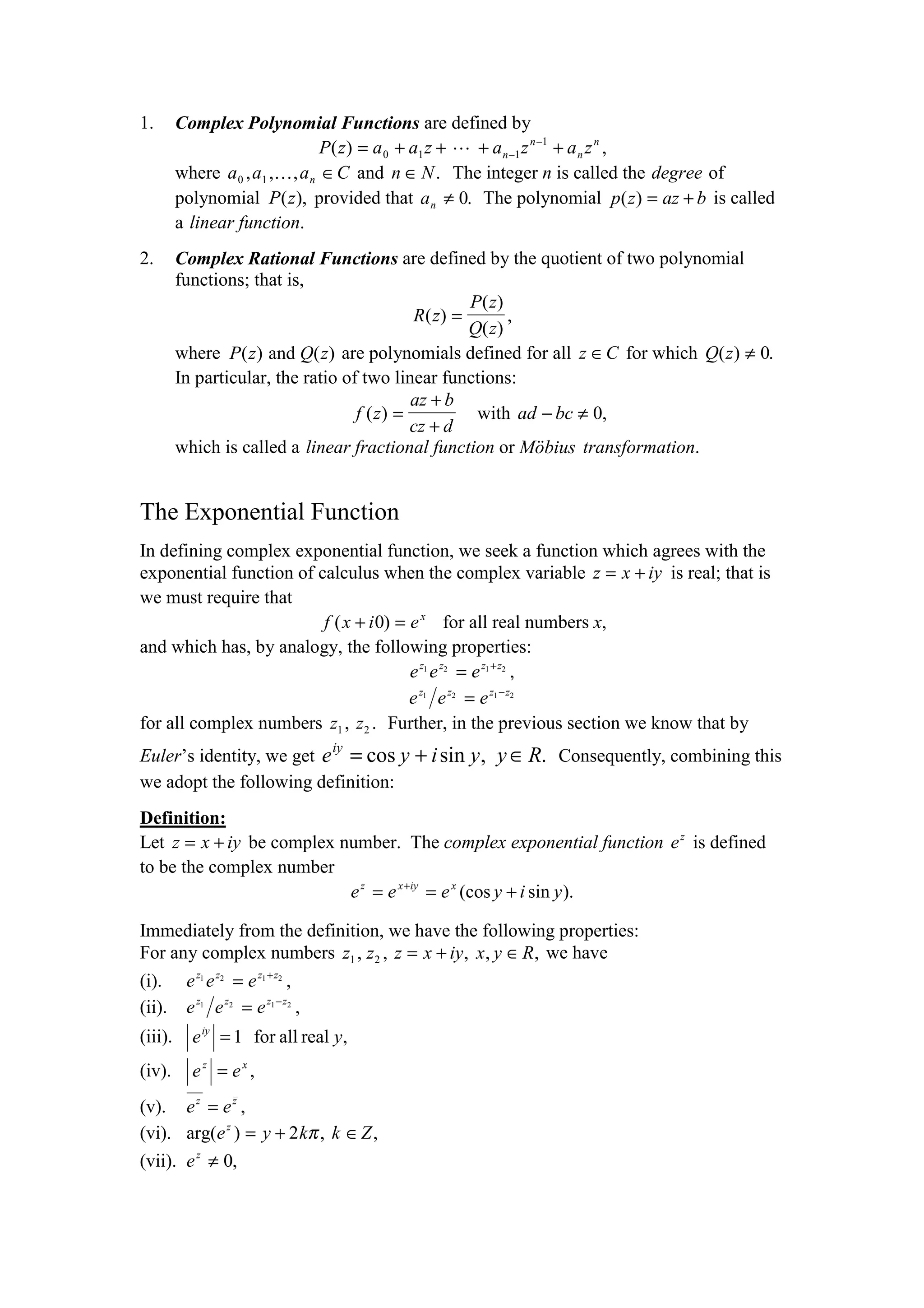 complex numbers and functions.PDF