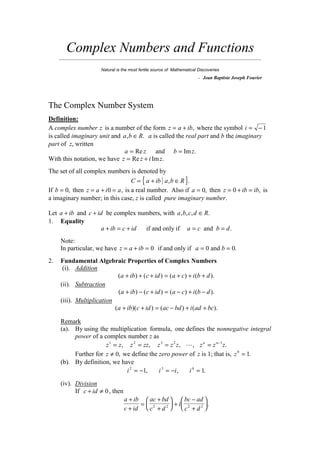 complex numbers and functions.PDF