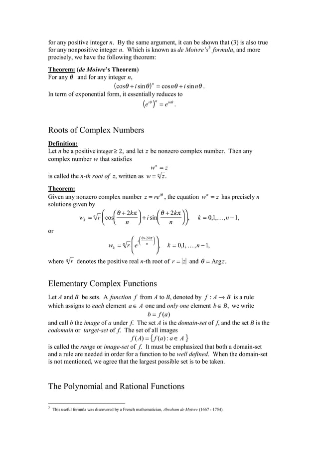 complex numbers and functions.PDF