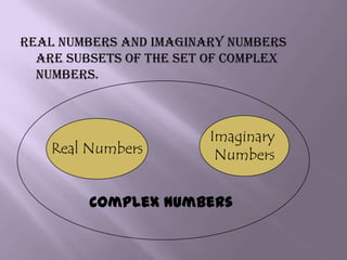 Complex numbers and quadratic equations | PPTX