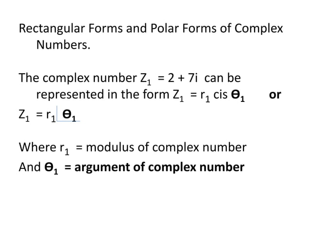Complex Numbers Mathmatics N4 | PPTX | Physics | Science